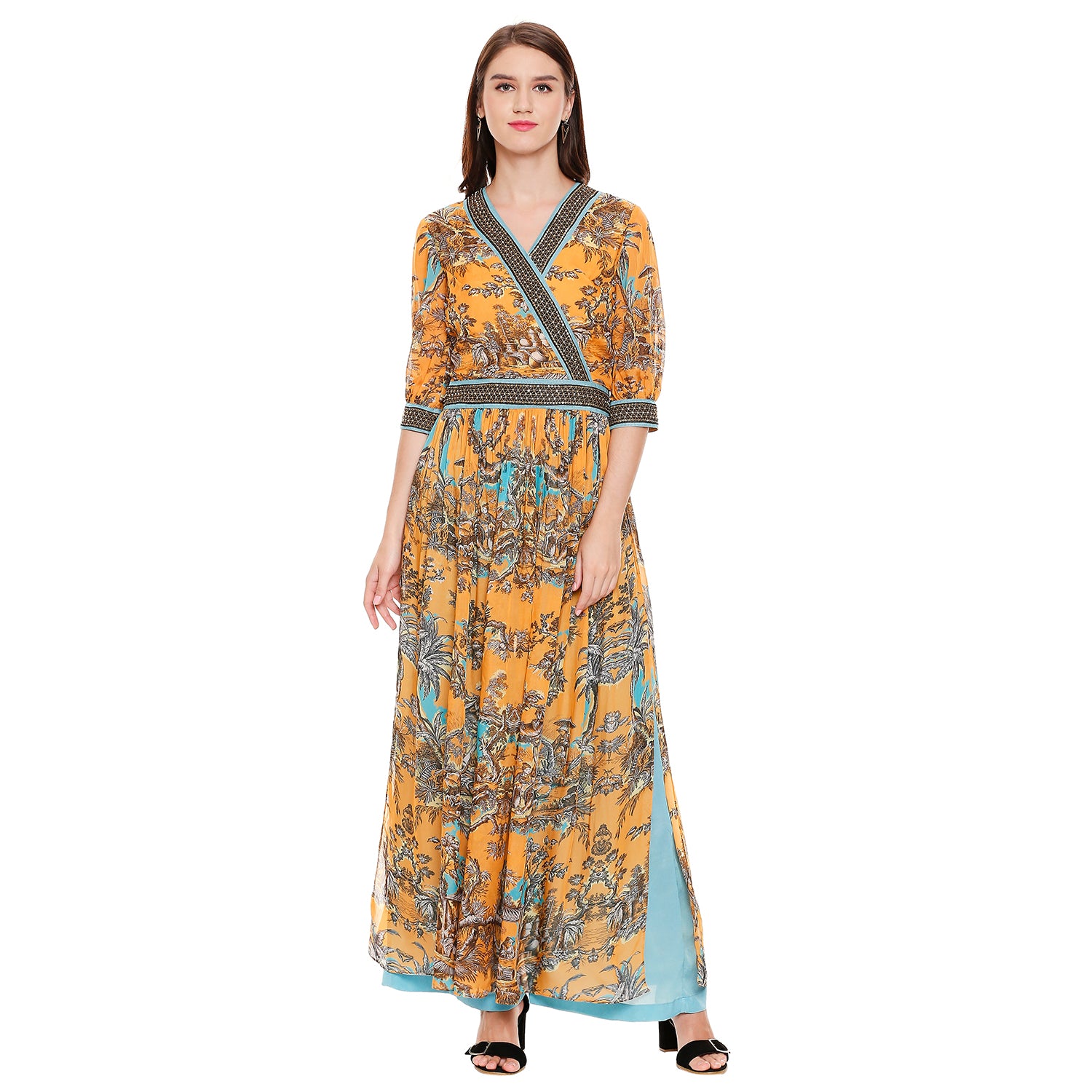 Long Top & Pants Set – Sanskrit Fashion